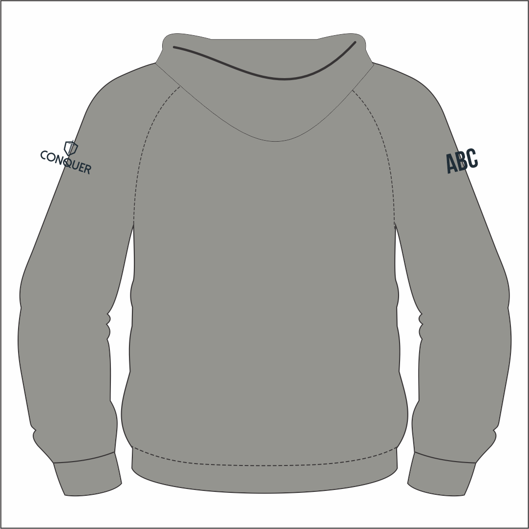 MMAD Academy FZ Fleece Hoodie – Conquer Teamwear Limited