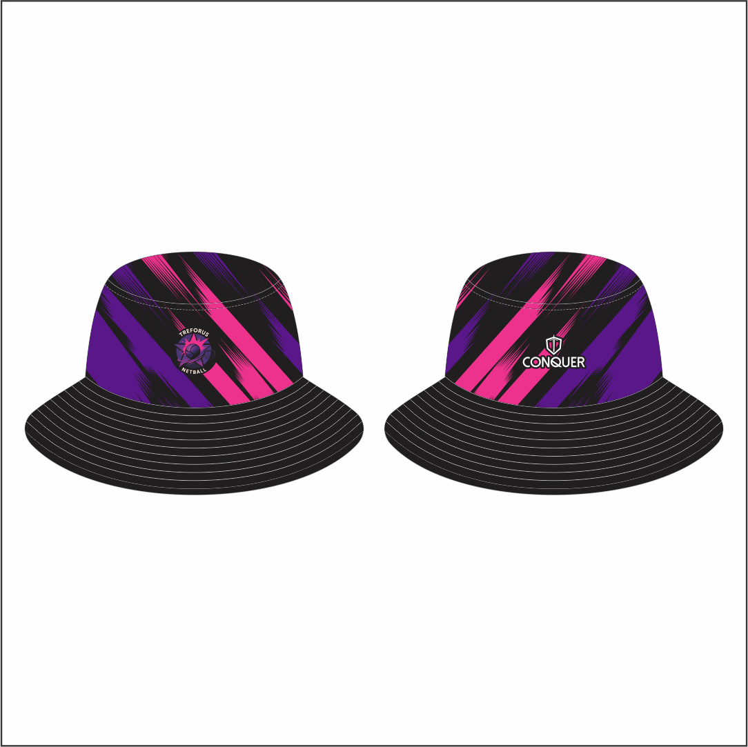 Treforus Netball Reversible Bucket Hat Kids – Conquer Teamwear Limited