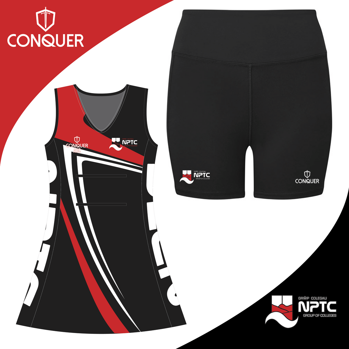 NPTC Netball Academy Player Pack 3 – Conquer Teamwear Limited
