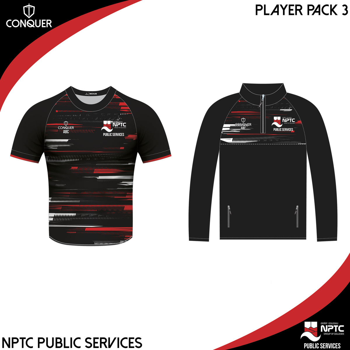 NPTC Public Services Player Pack 3 – Conquer Teamwear Limited